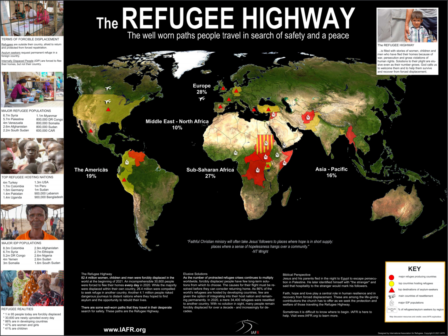 Map of the Refugee Highway – Arrive Ministries